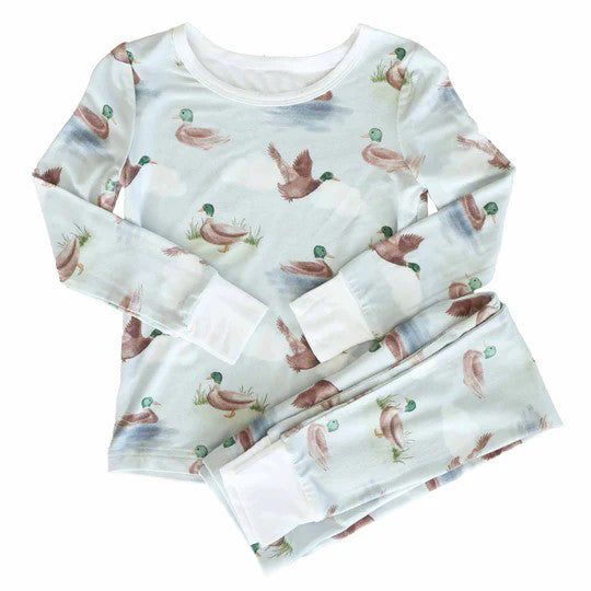 White sleeves duck kids boys pajamas – Yawoo Garments