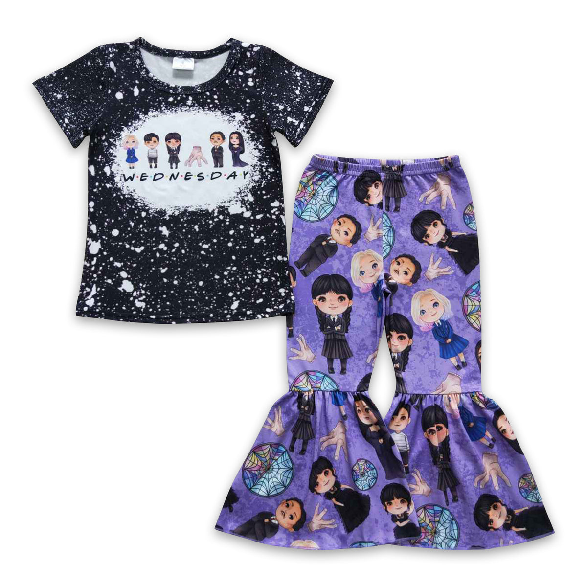 Friends top bell bottom pants movie girls clothes – Yawoo Garments