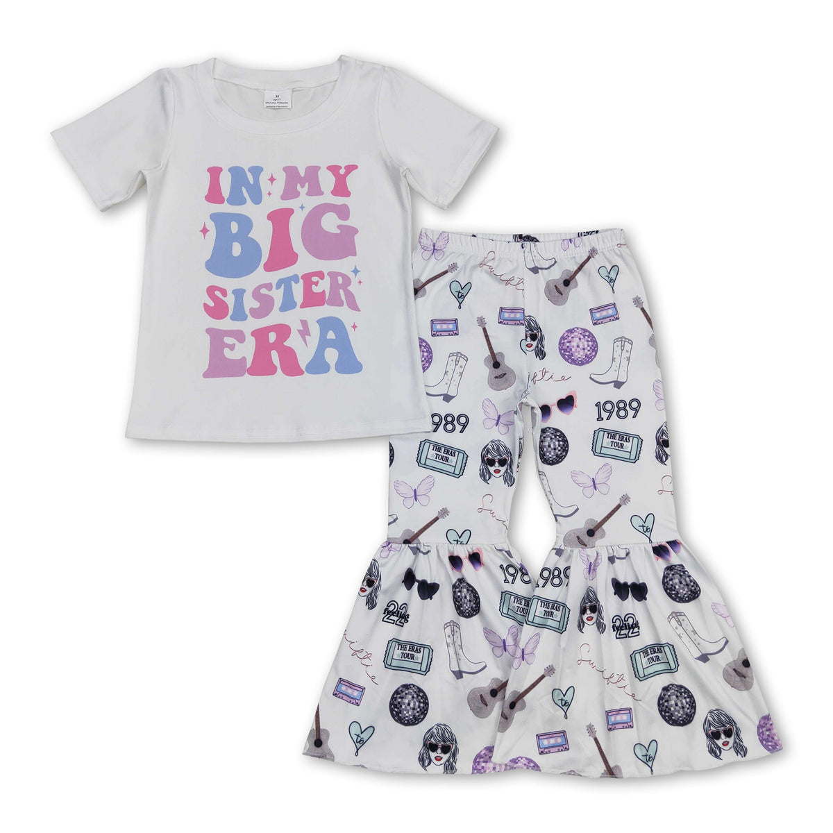 Big sister top bell bottom pants singer girls outfits – Yawoo Garments