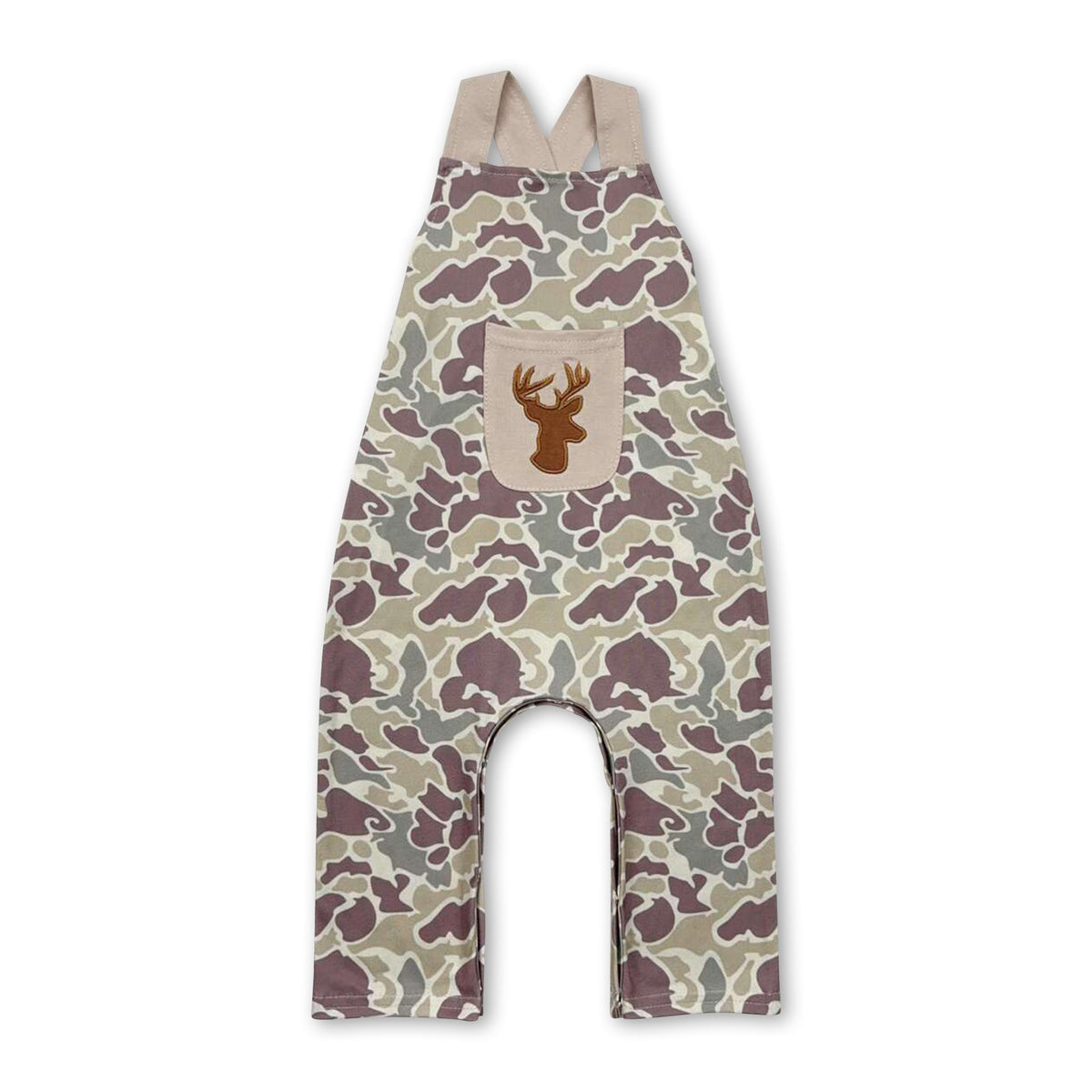 Straps deer pocket camo kids boys overalls – Yawoo Garments