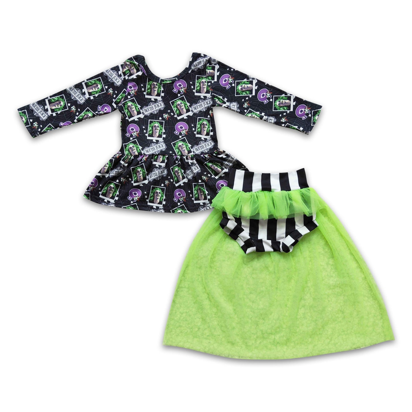 Green tulle bummies set Halloween clothing – Yawoo Garments