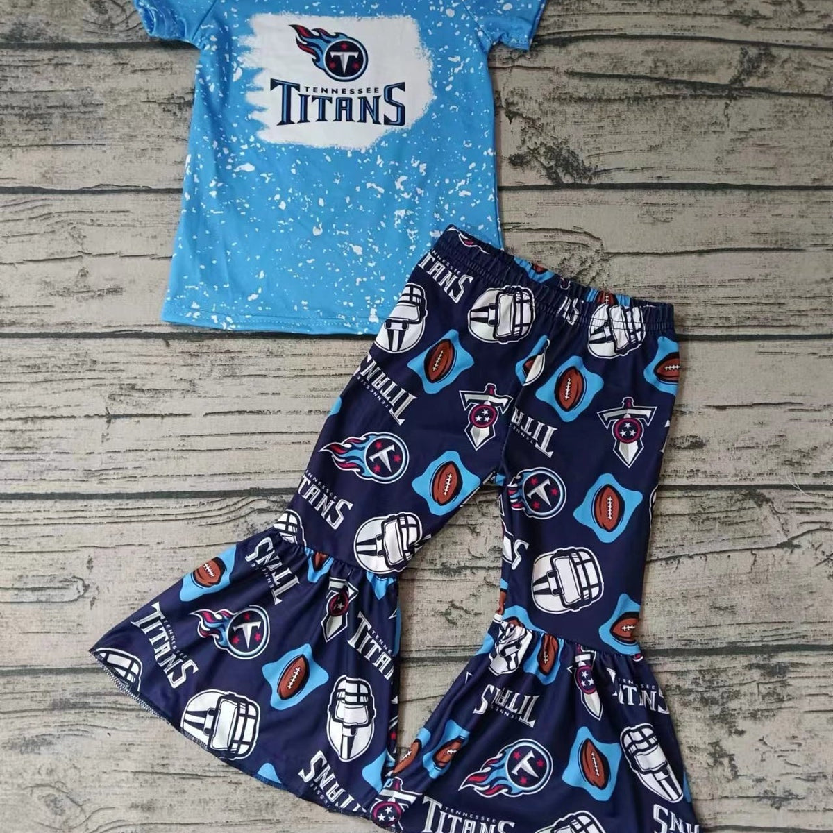 MOQ 3 pcs T bleached top football pants girls team clothes – Yawoo Garment