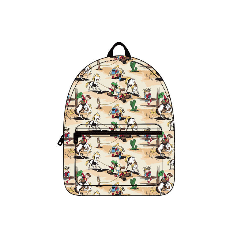 Cactus horse rodeo kids western backpack – Yawoo Garments