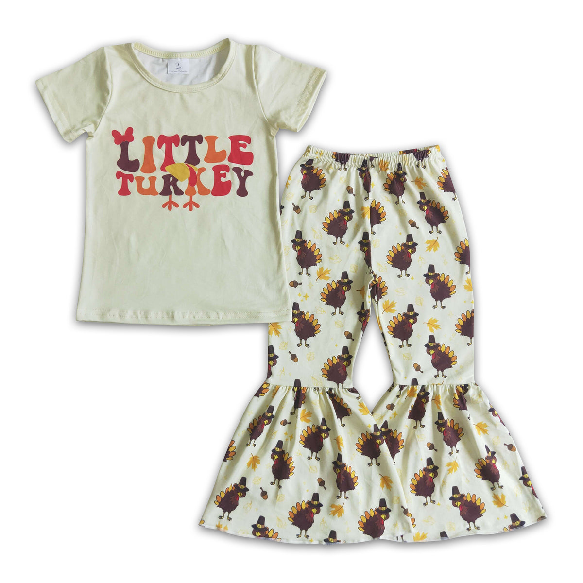 Little turkey kids girls Thanksgiving clothing set – Yawoo Garments