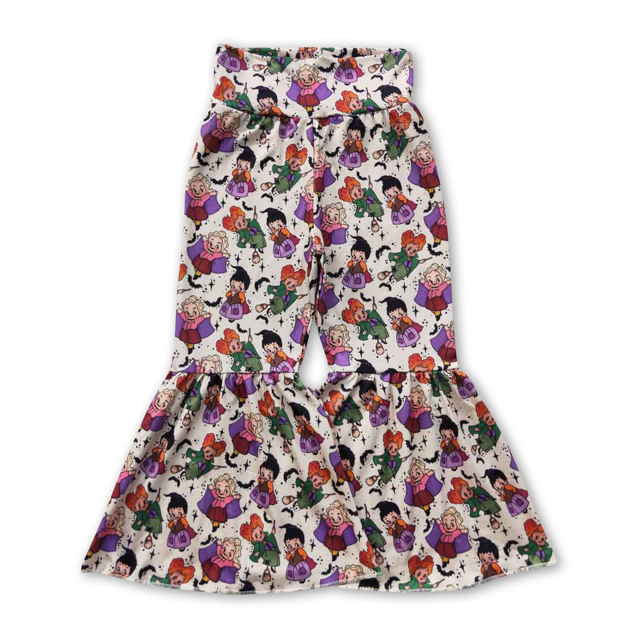 Witches baby girls Halloween bell bottom pants – Yawoo Garments